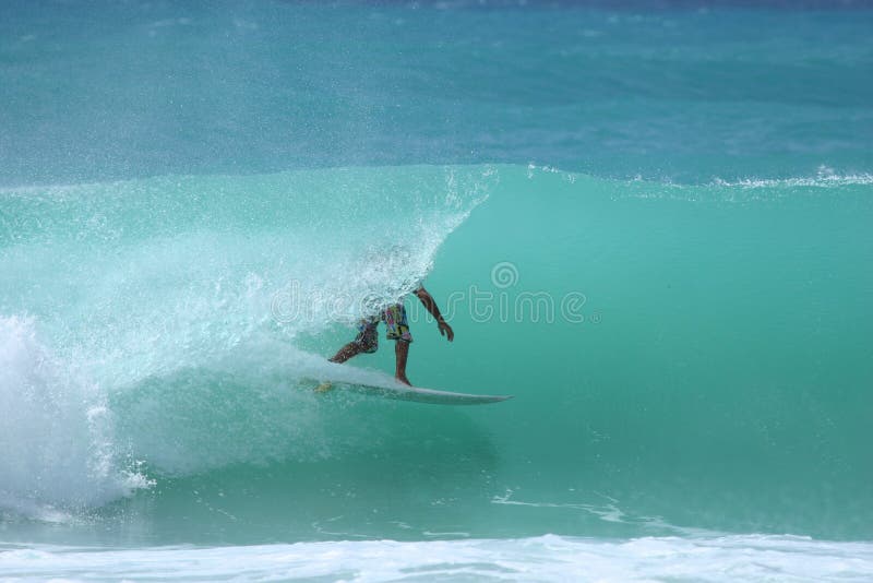Tube ride 3 stock photo. Image of tropic, surfer, water - 1546428