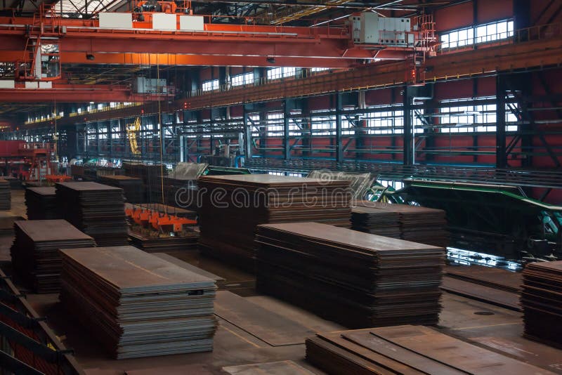 Tube Rolling Process at Manufacturing Plant. Closeup of Production ...