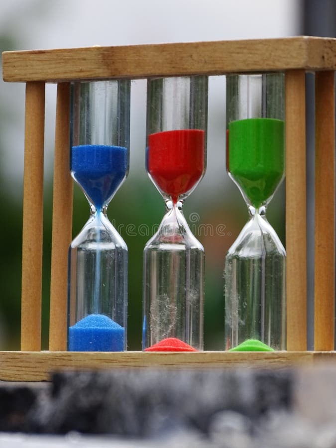 3 tube sand timer stock image. Image of antique, timer - 313083477