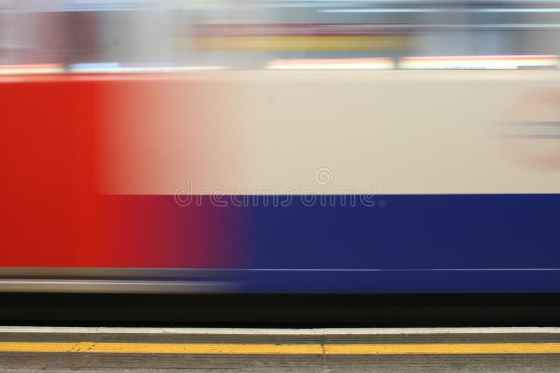 The tube slides by stock image. Image of underground, rail - 3193177