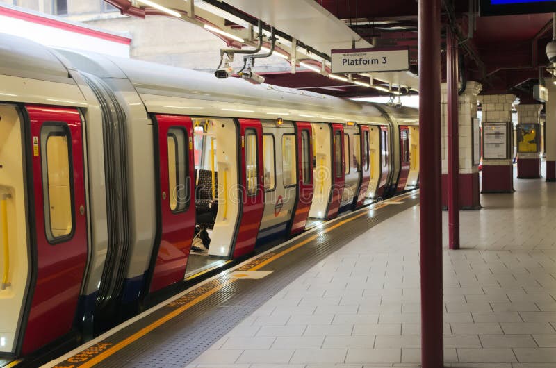 Tube station stock photo. Image of hour, line, railroad - 68169220