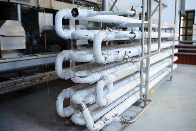 Tube System stock image. Image of metal, stainless, plant - 70838203