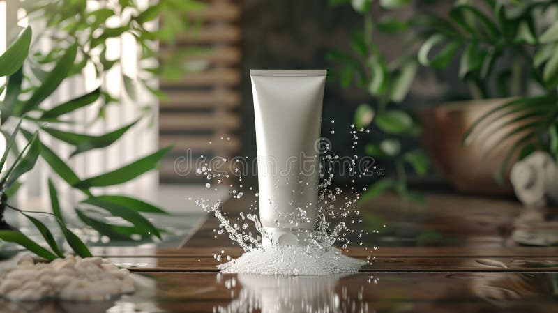 A Tube of Toothpaste Sitting on a Table, Ready for Use Stock Photo ...