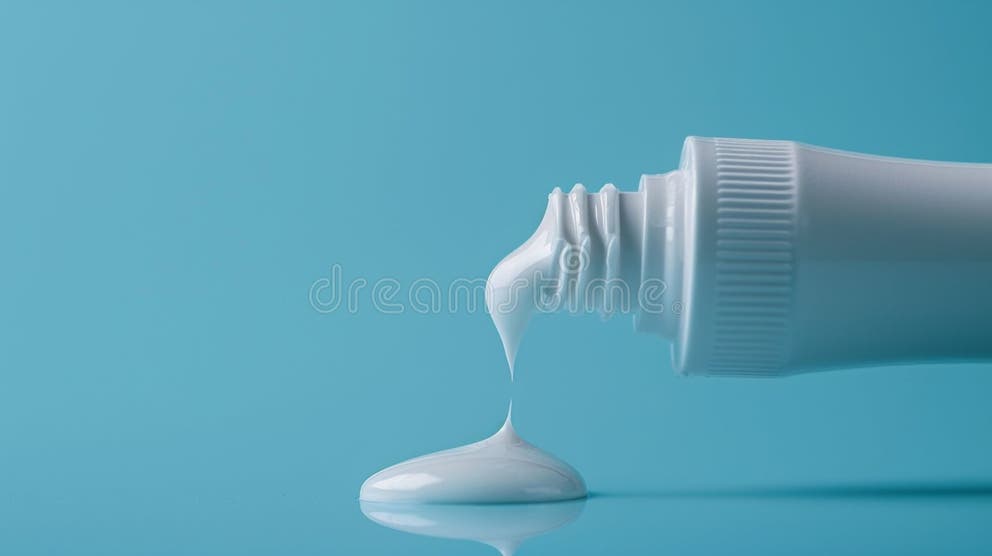 A Tube of Toothpaste with a Small Amount Squeezed Out Ready for ...
