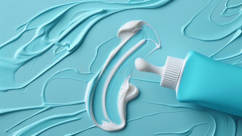 A Tube of Toothpaste with a Small Amount Squeezed Out Ready for ...