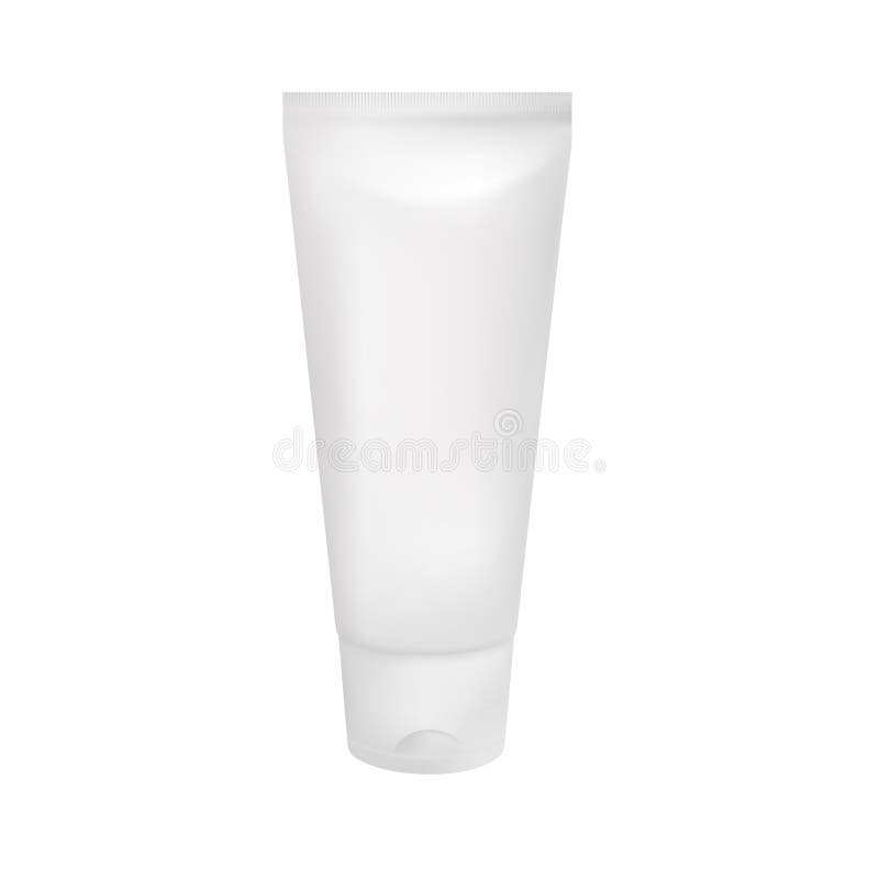 3d Vector Plastic Tube with Cap for Cosmetics, Toothpaste, Medicine ...