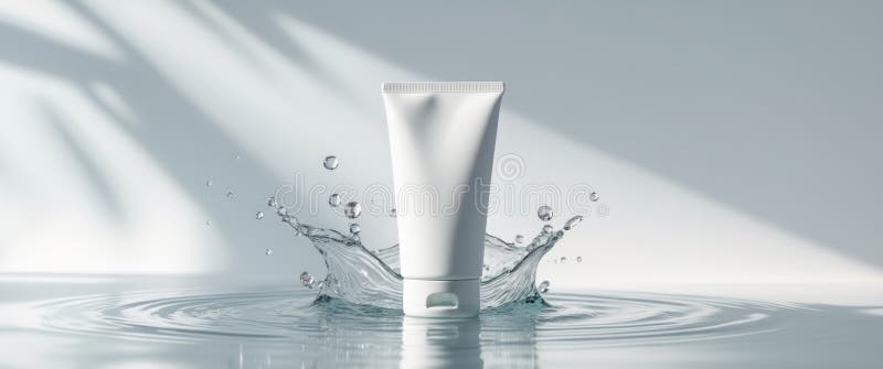 Tube White Lotion Sitting Splash Water Stock Photos - Free & Royalty ...