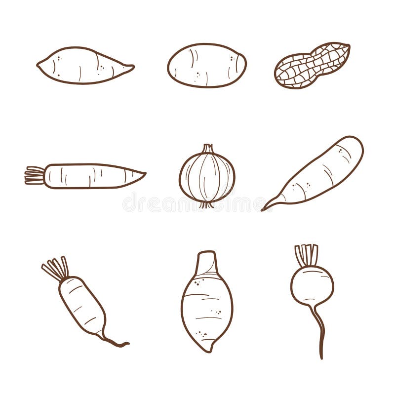 Outline Cassava Stock Illustrations – 104 Outline Cassava Stock ...