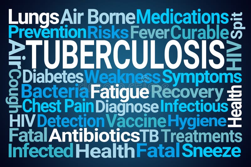 Tuberculosis Word Cloud stock illustration. Illustration of weakness ...