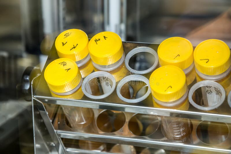 Tubes in a Biochemistry Labor Stock Image - Image of injection, virus ...