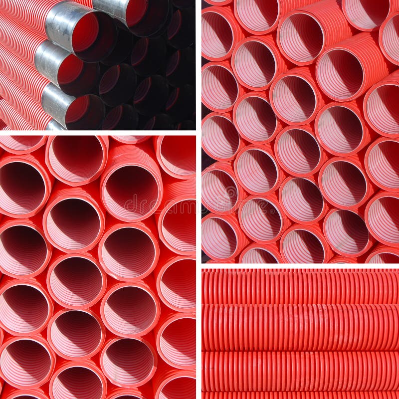 Plastic pipes stock photo. Image of cable, plastic, blue - 14864170