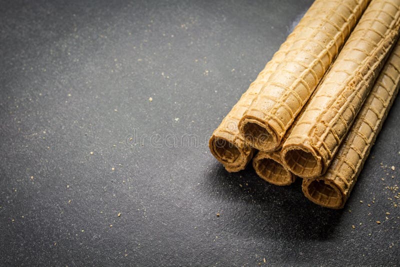 Tubes for cream cakes stock photo. Image of roll, closeup - 62166112