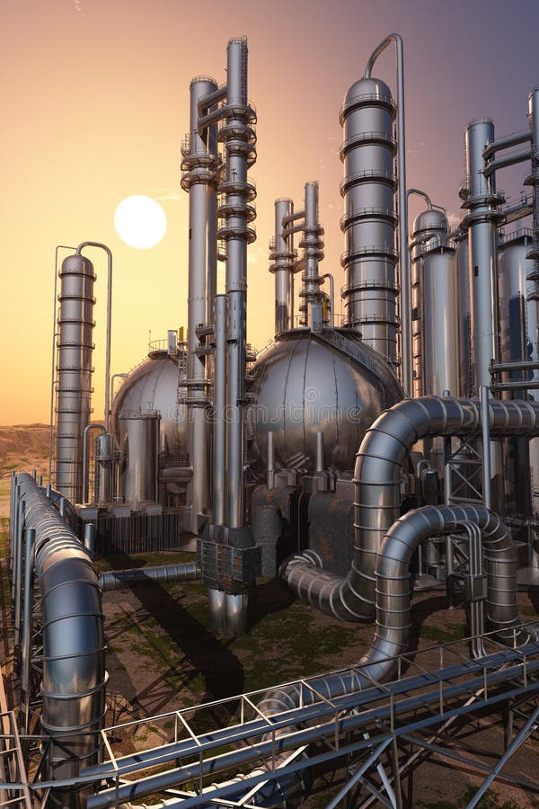 Tubes of factory stock illustration. Illustration of engine - 175176087