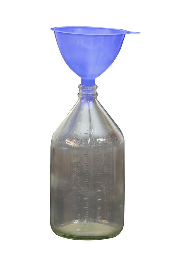 Tubes and Glass Jars of Various Shape with Measuring Scale Stock Photo ...