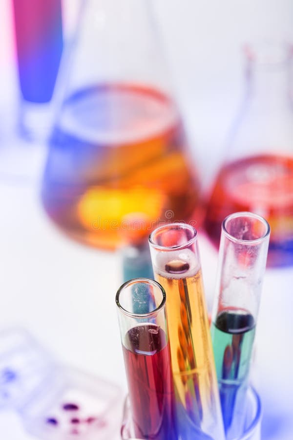 Tubes in the laboratory stock image. Image of biotechnology - 40578657
