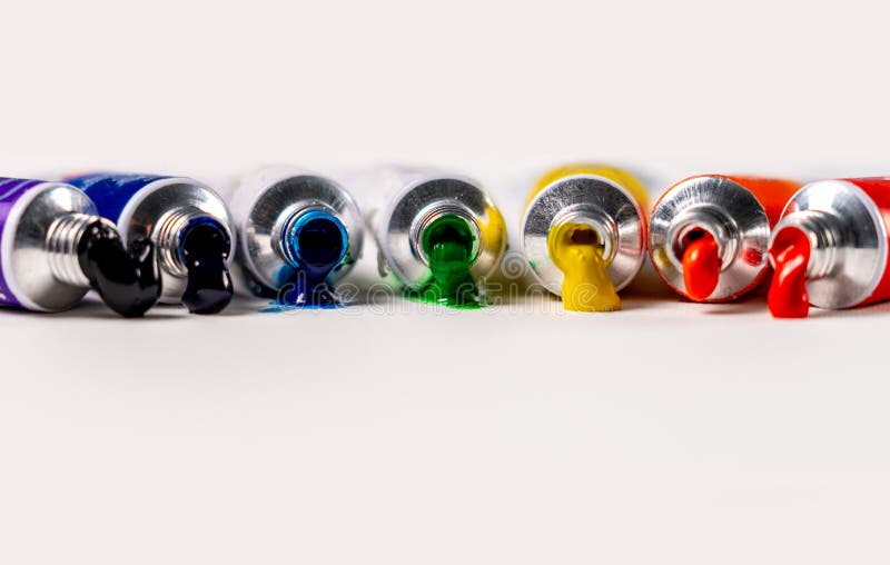 Tubes of Paint in the Order of the Colors of the Rainbow Lie on the ...