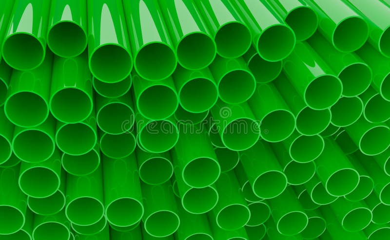 Tubes PVC Pipes Background Illustration 3D Rendering Stock Illustration ...