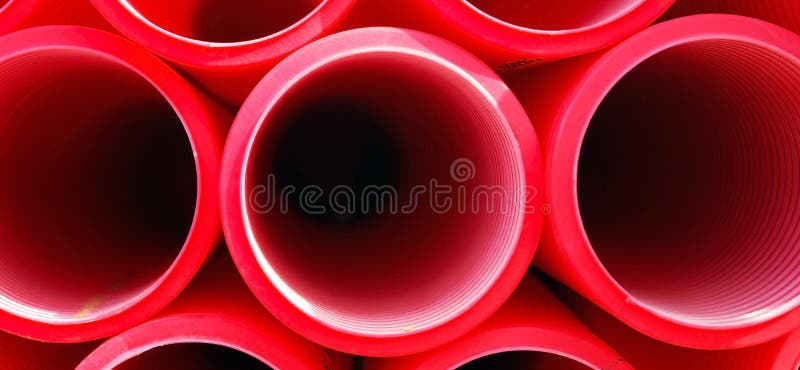Tubes rouges. image stock. Image du optique, coloré, fond - 5799603