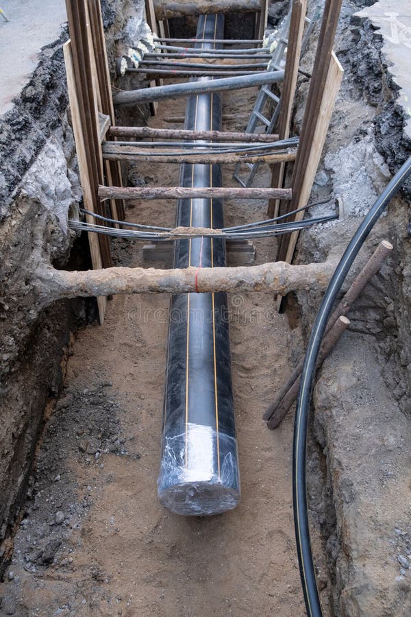 Tubes Underground, Replacement of Water and Gas Systems. Urban ...