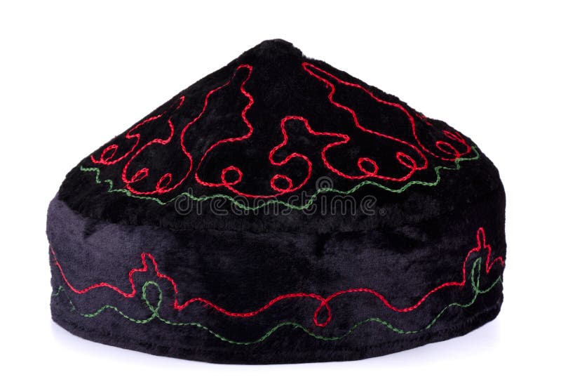 Traditional Chinese cap stock photo. Image of isolated - 13478218