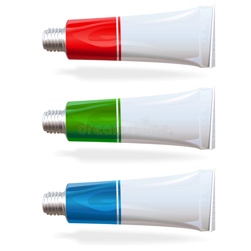 Tubo de vector ilustración del vector. Ilustración de azul - 100399074