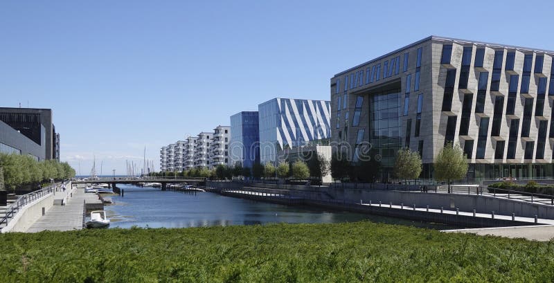 Tuborg harbour, Hellerup stock photo. Image of scandinavia - 123072758