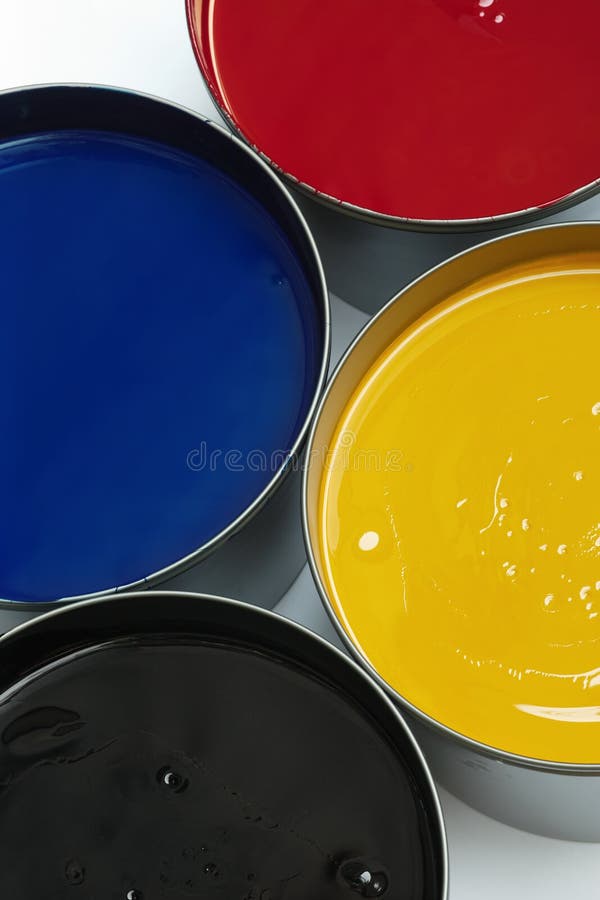 Offset printing ink stock image. Image of cmyk, color - 4552289