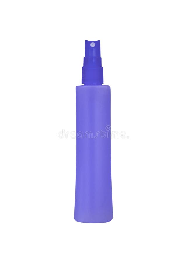Tubular Bottle Template on White Background Stock Image - Image of ...