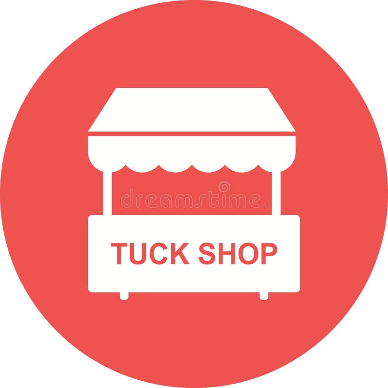Tuck Shop vektor illustrationer. Illustration av kexar - 79081274