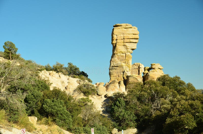 Tucson, AZ Mt. Lemmon Rock Formation Stock Image - Image of formation ...