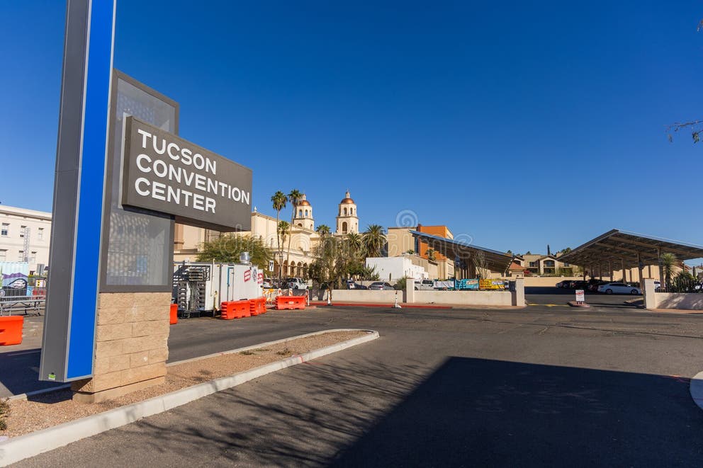 Tucson Convention Center Downtown Tucson Editorial Photo - Image of ...