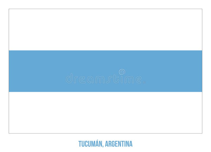Tucuman Flag Waving Vector Illustration on White Background. Flag of ...