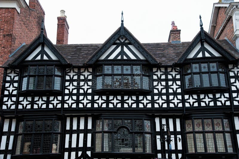 Authentic Tudor Buildings In England