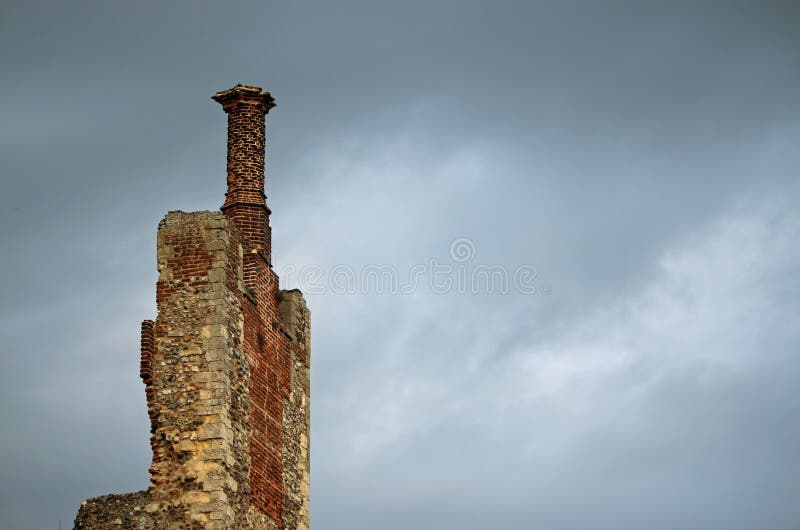 Tudor Chimney on Medieval Castle Stock Image - Image of stone, chimney ...