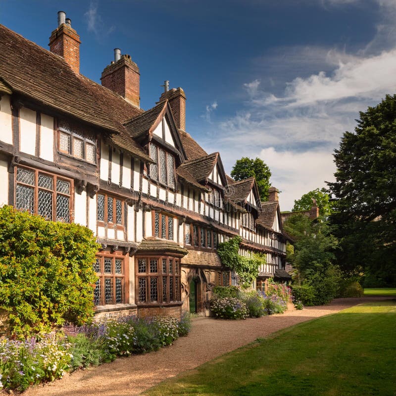 Tudor House in the UK, AI Generated Stock Illustration - Illustration ...