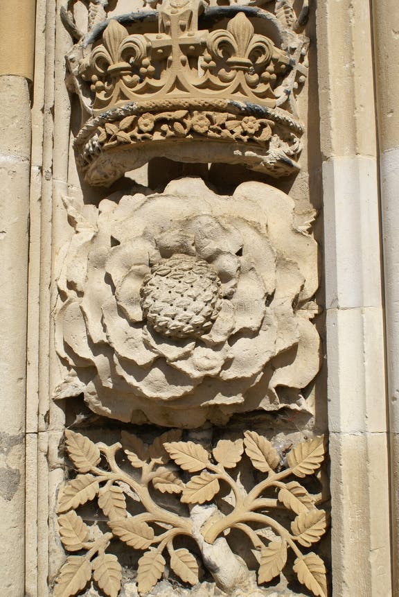 Tudor Rose and Crown stock photo. Image of lancaster, tudor - 9094992
