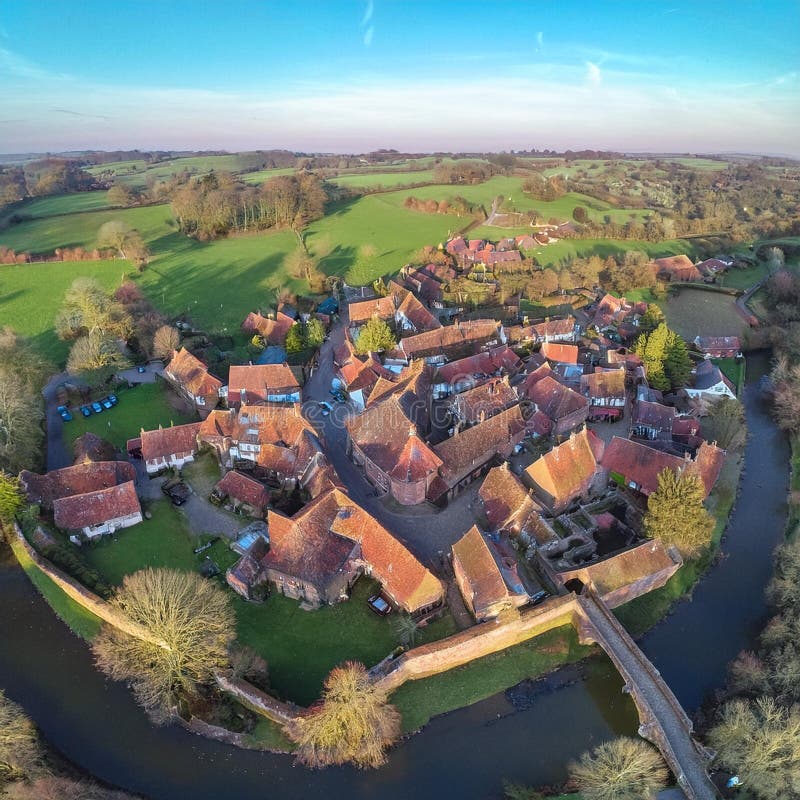 Tudor Village, AI Generated Stock Illustration - Illustration of ...