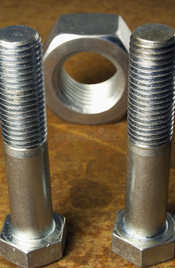 Tuercas - Y - Idea De Los Tornillos Imagen de archivo - Imagen de ...