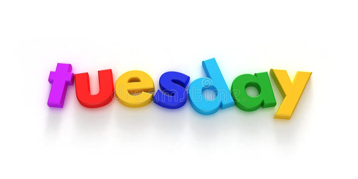 Tuesday Letters Stock Illustrations – 1,026 Tuesday Letters Stock ...