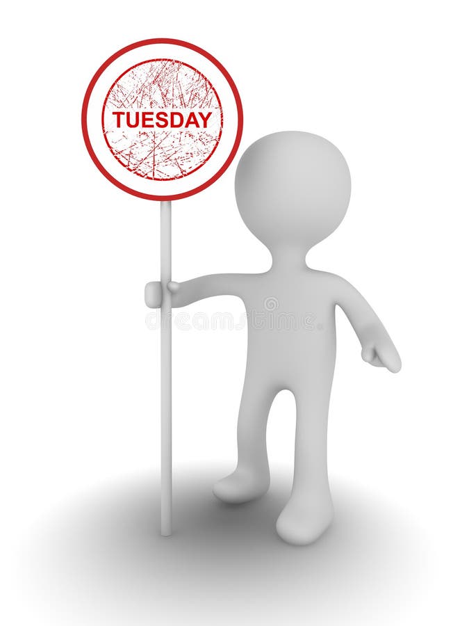 Tuesday banner stock illustration. Illustration of offer - 18965649