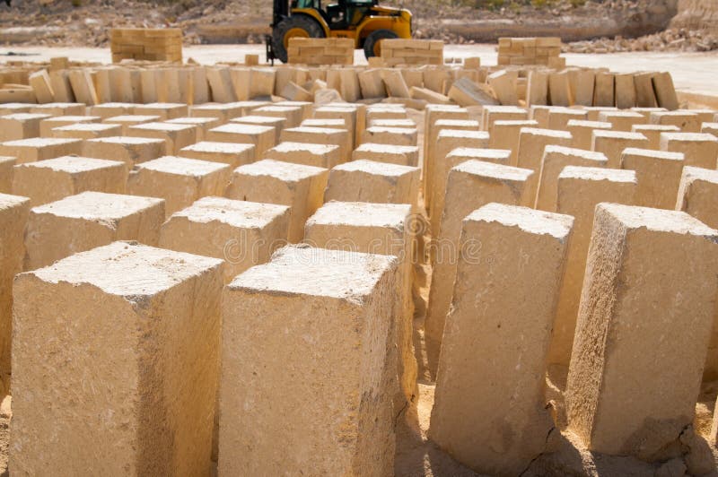Tufa blocks in a row stock image. Image of building - 170757137