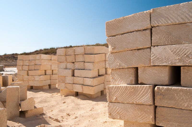 Tufa blocks in a row stock image. Image of nature, closeup - 170762235