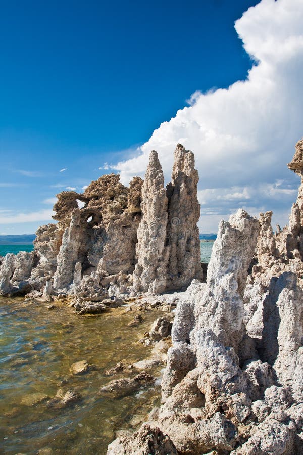 Tufa Formation in Mono Lake,Califormia Stock Photo - Image of basin ...
