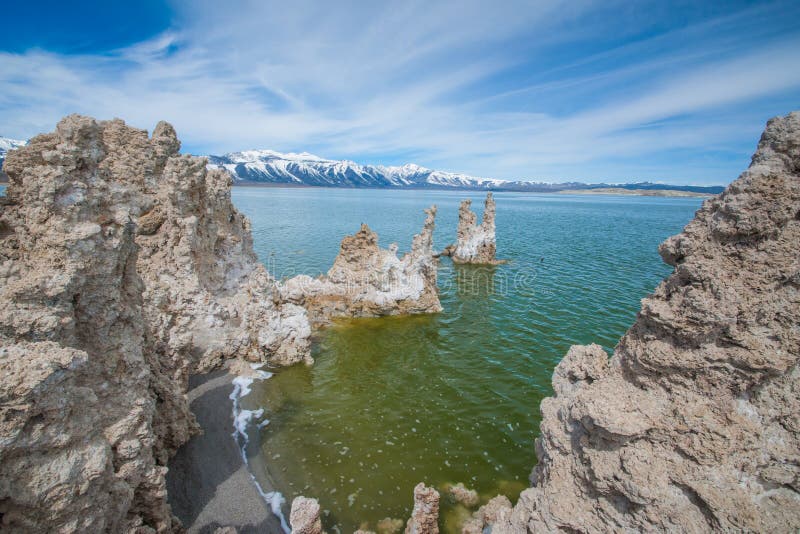 Tufa Formations Mono Lake stock image. Image of eastern - 55037739