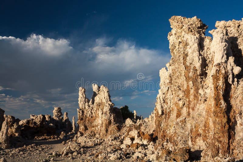 Tufa formations stock photo. Image of mono, tufa, mineral - 99848456