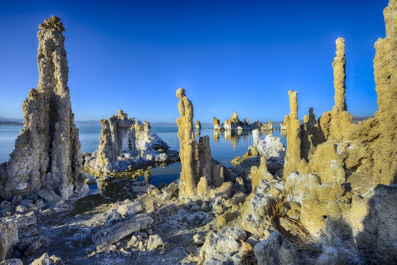 Tufa, monomeer, CA stock foto. Image of vorming, meer - 31610516