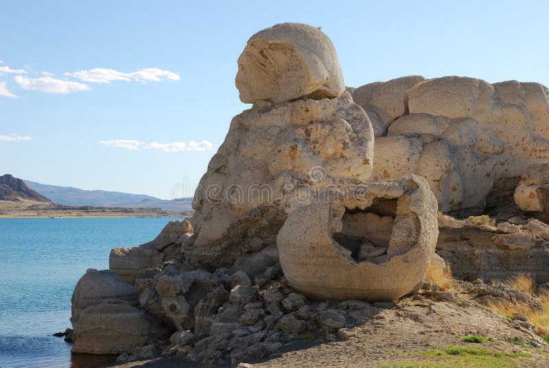 Stone Mother Pyramid Lake Stock Photos - Free & Royalty-Free Stock ...