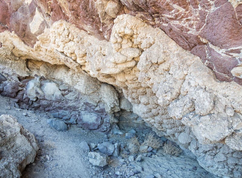 Tufa Rock Clings To Underlying Rock Stock Photo - Image of desert ...