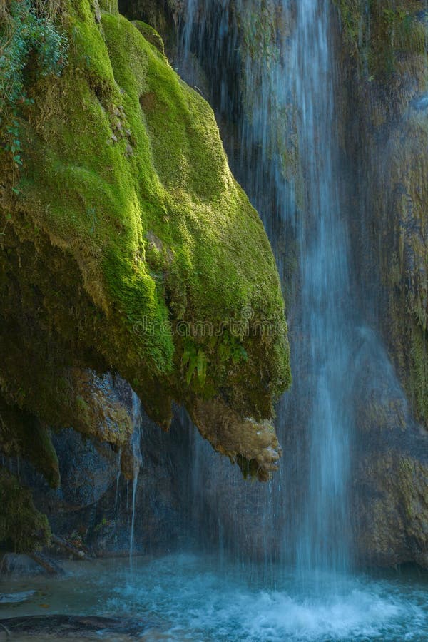 The Tufa Waterfall Near Arbois Stock Image - Image of travel, cuisance ...