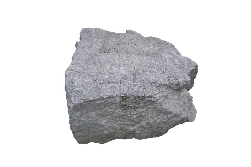 Raw Specimen of Tuff Rock Isolated on White Background. Stock Image ...